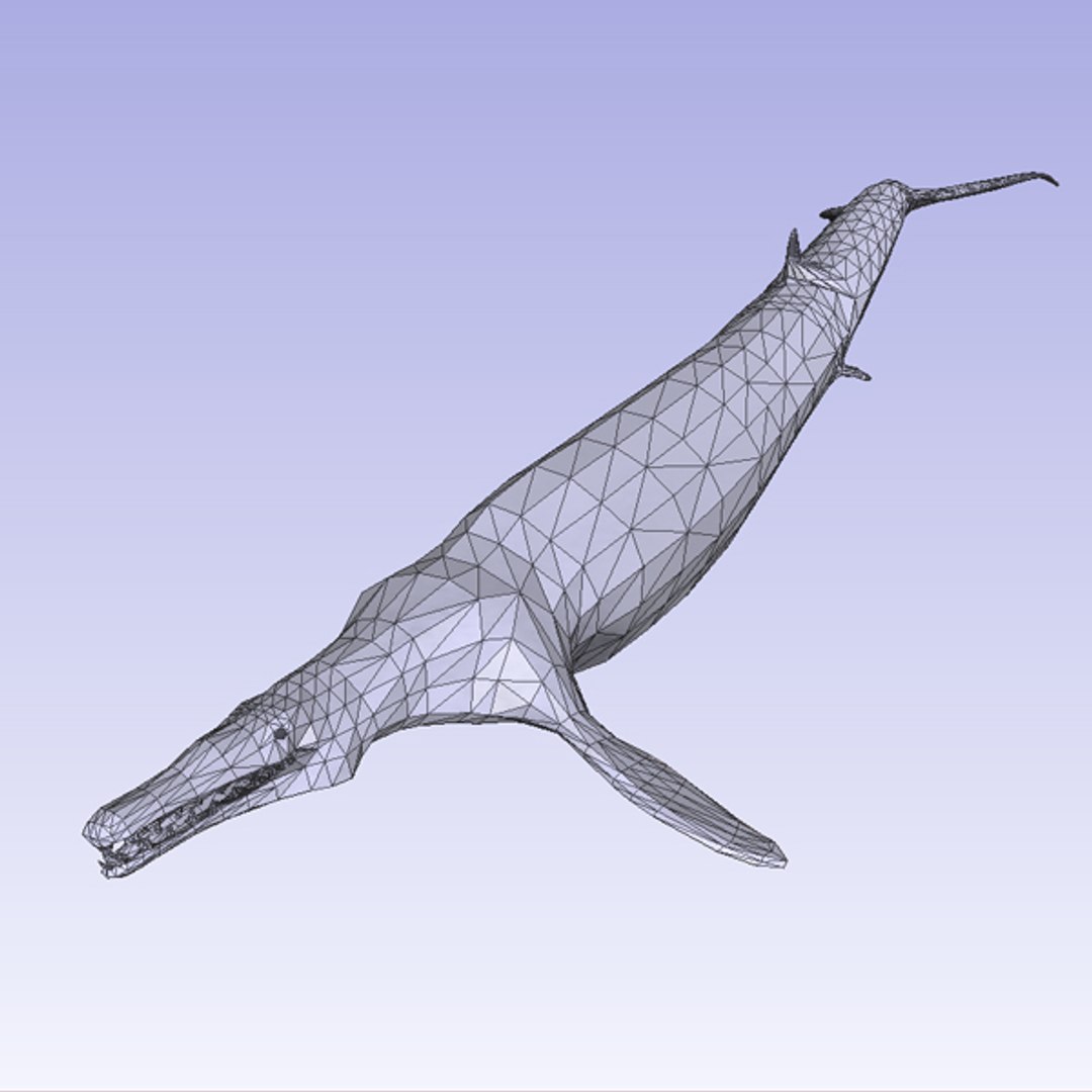 3d Model Basilosaurus Film Tv