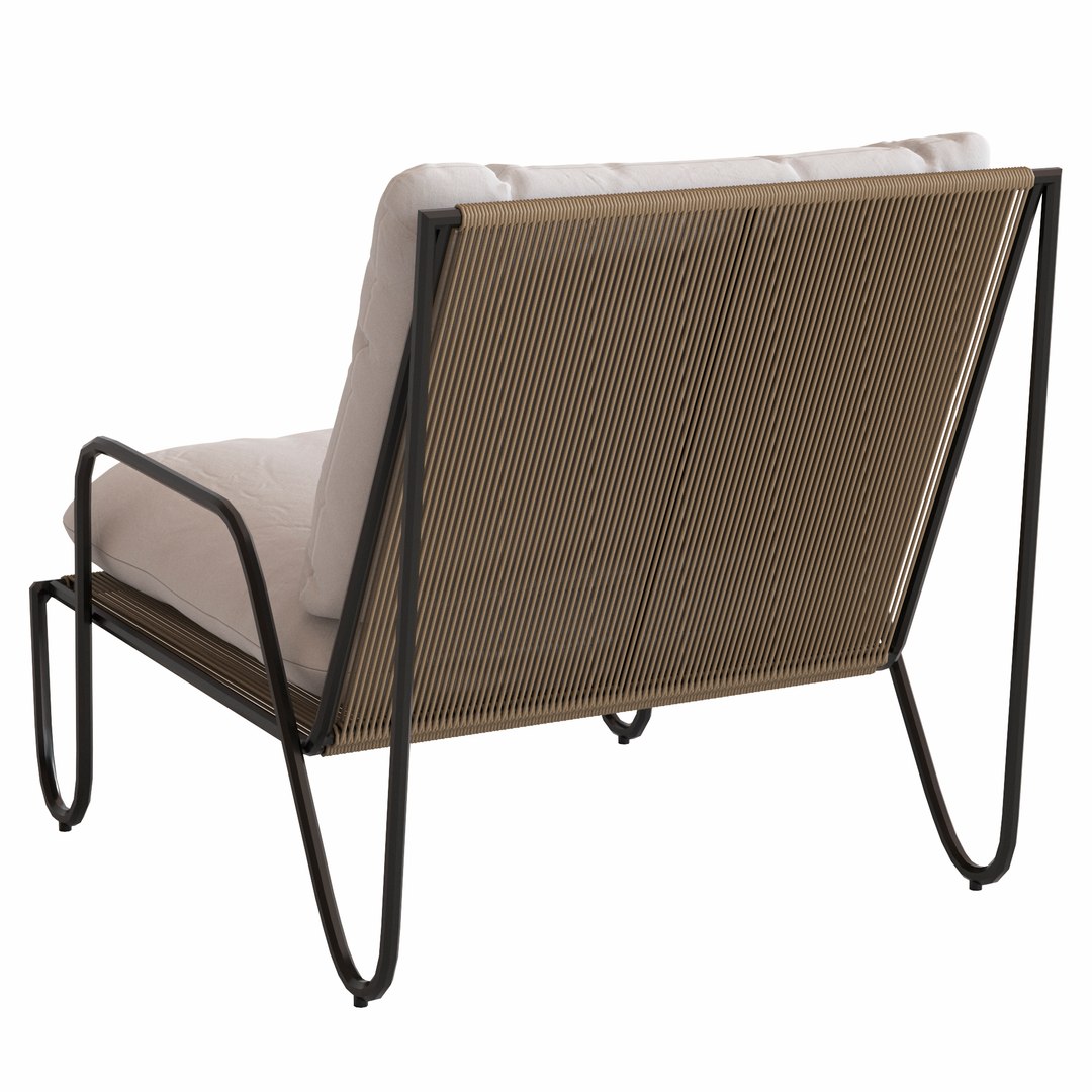 3D Coco Republic Shore Outdoor Lounge Chair model - TurboSquid 2165998