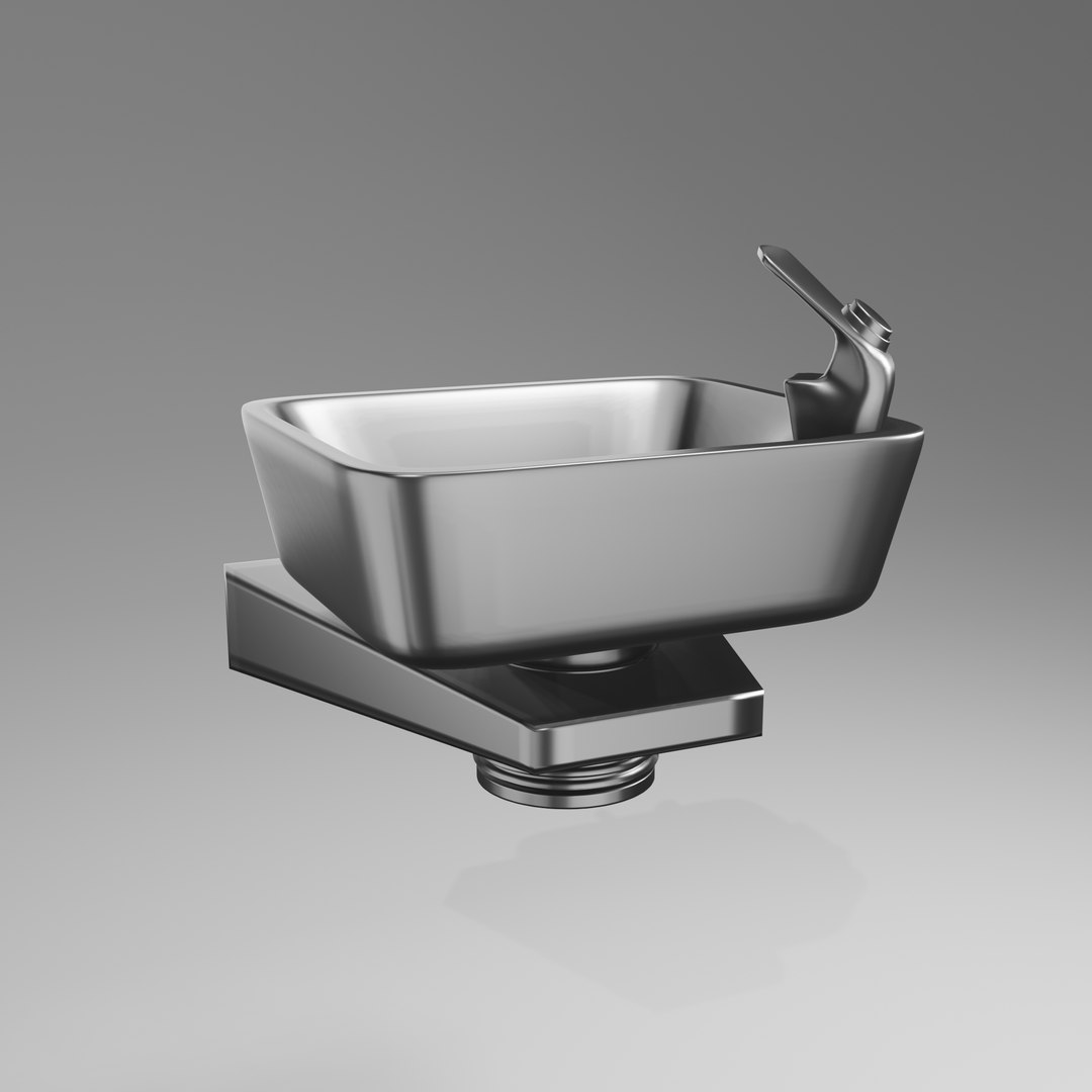 3D Working Vintage Drinking Fountain Model - TurboSquid 2185597