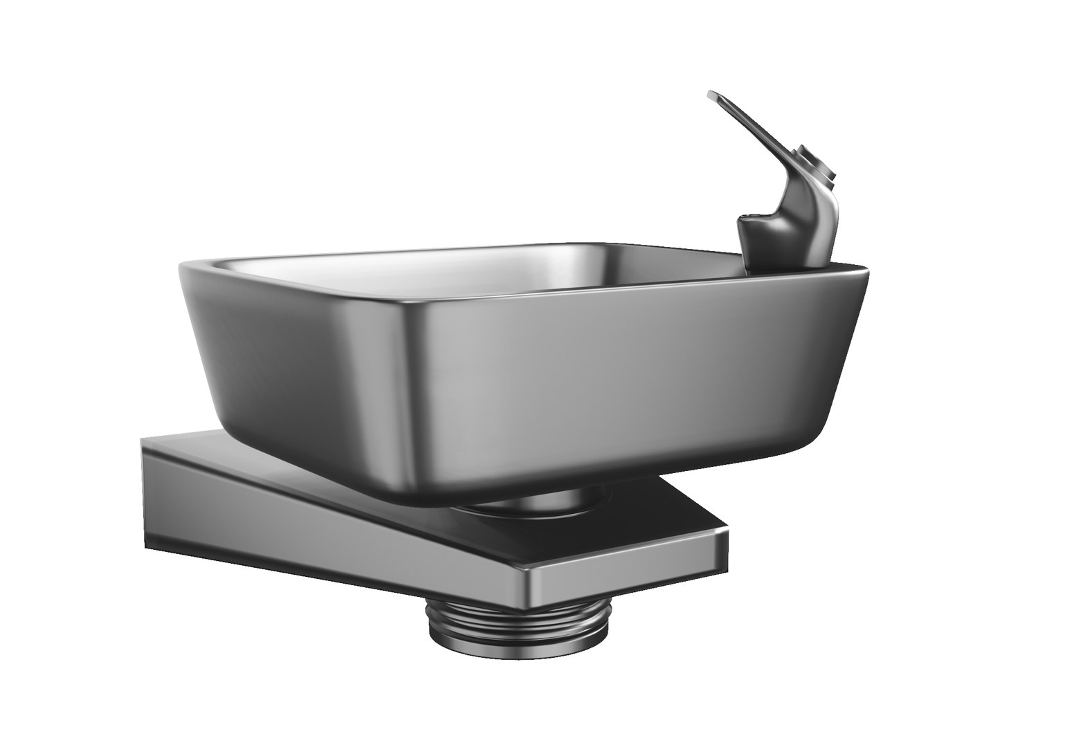 3D Working Vintage Drinking Fountain Model - TurboSquid 2185597