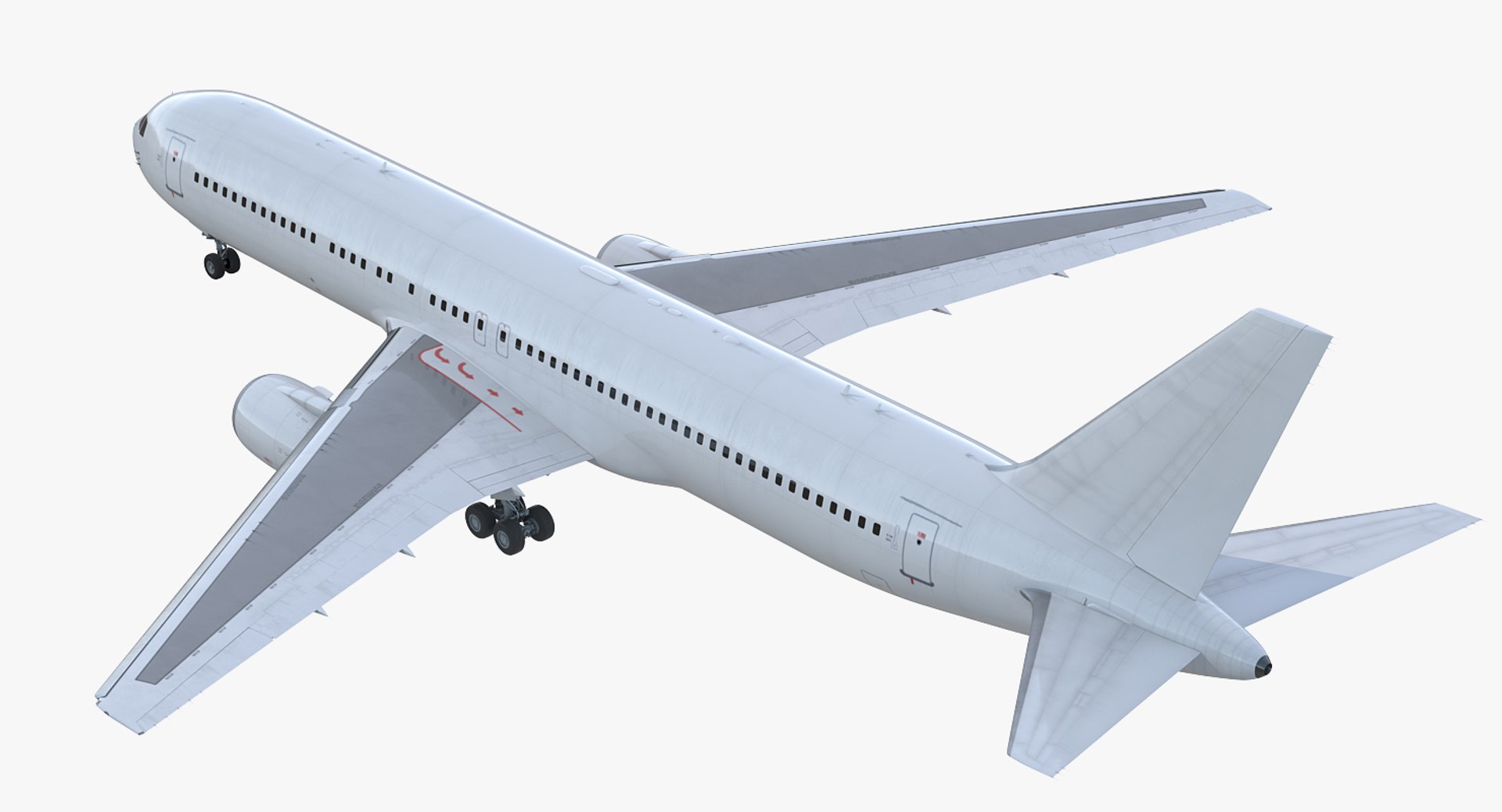 3D Boeing 767-300 Generic Rigged Model - TurboSquid 1234824