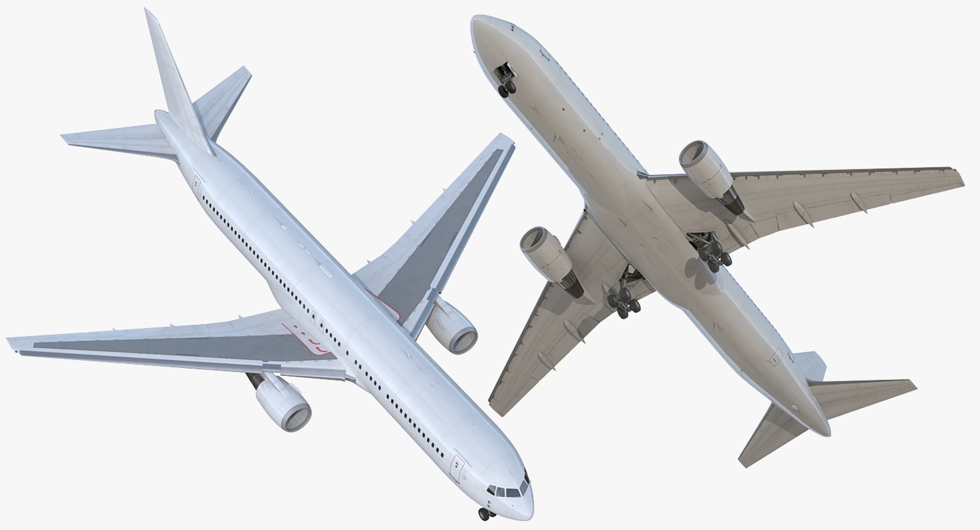 3D Boeing 767-300 Generic Rigged Model - TurboSquid 1234824