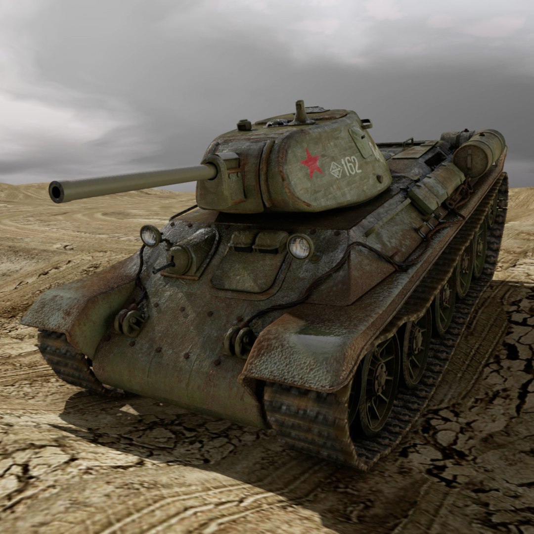 3D Red Armys T-34 Tank - TurboSquid 1307917