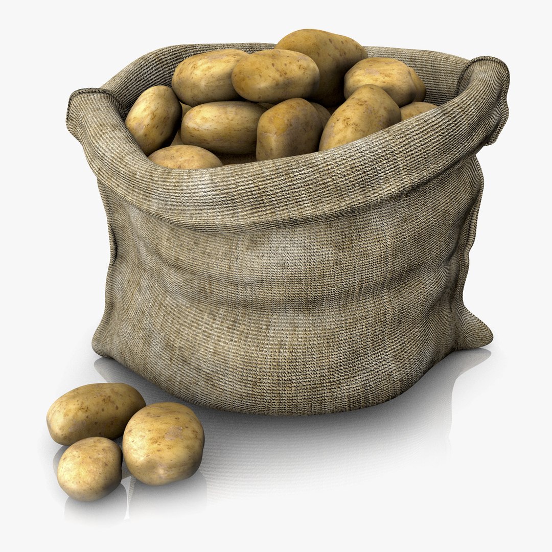 Sack Potatoes 3d C4d