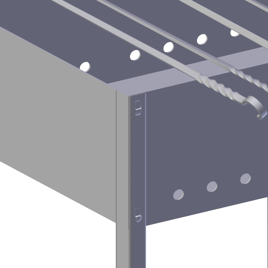 Simple brazier skewers 3D - TurboSquid 1601018