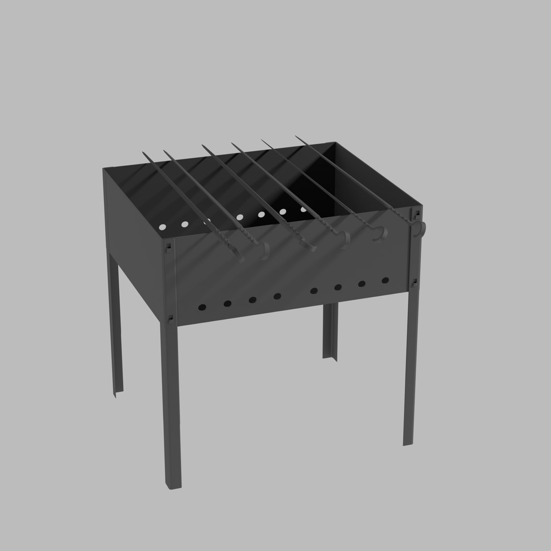 Simple brazier skewers 3D - TurboSquid 1601018