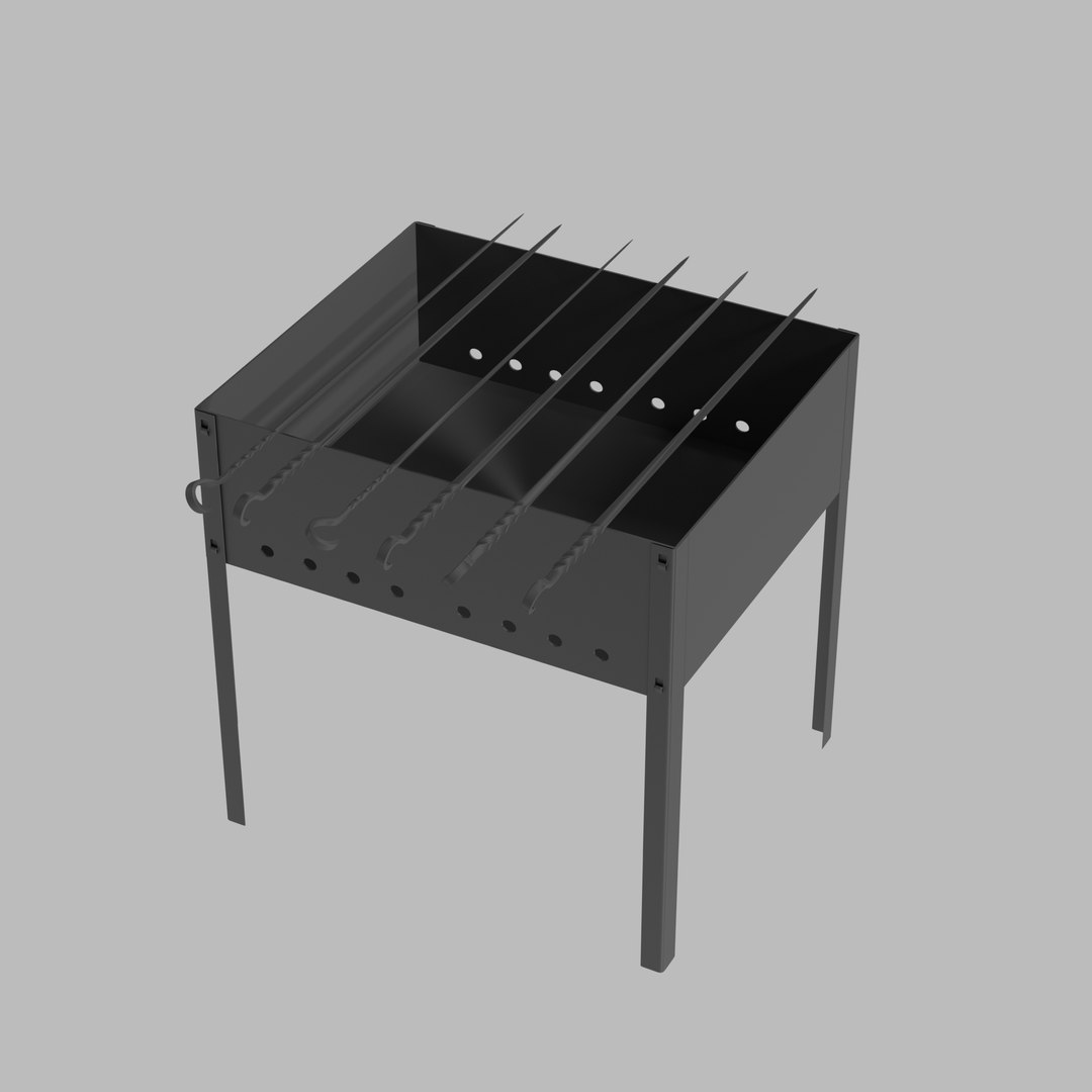 Simple brazier skewers 3D - TurboSquid 1601018