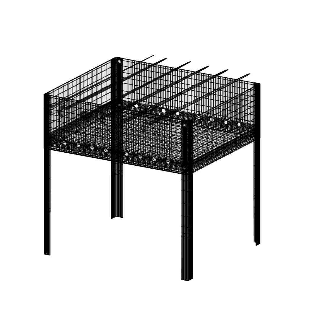 Simple brazier skewers 3D - TurboSquid 1601018