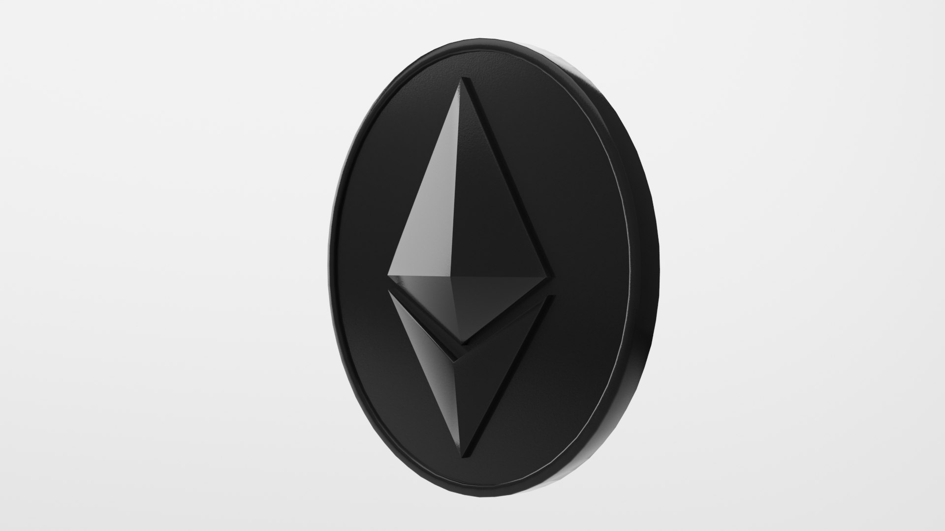 Ethereum Coin Low-poly Dark 3D Model - TurboSquid 1853413