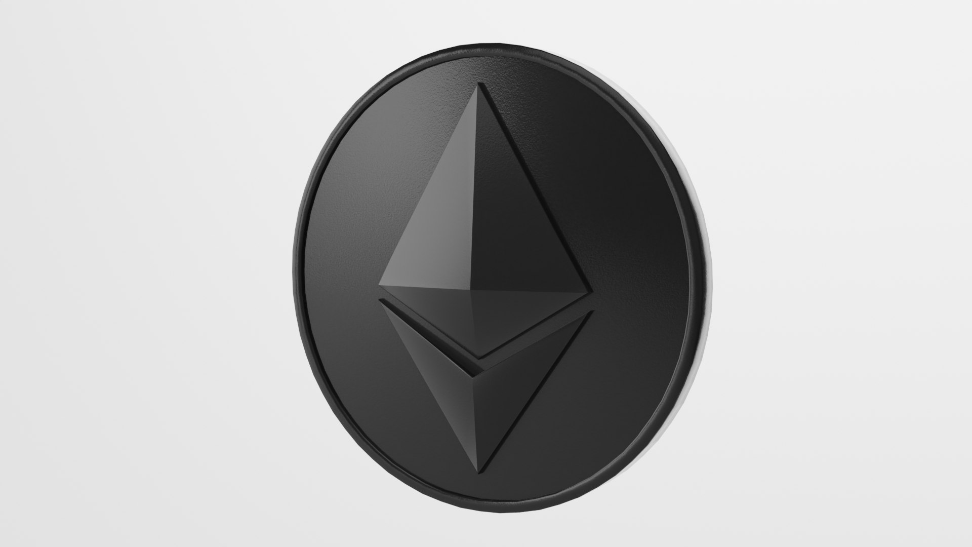 Ethereum Coin Low-poly Dark 3D Model - TurboSquid 1853413