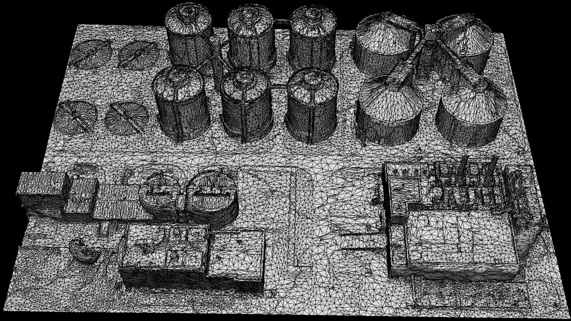 3D Factory Silo Industrial Terrain Drone Photogrammetry - TurboSquid ...