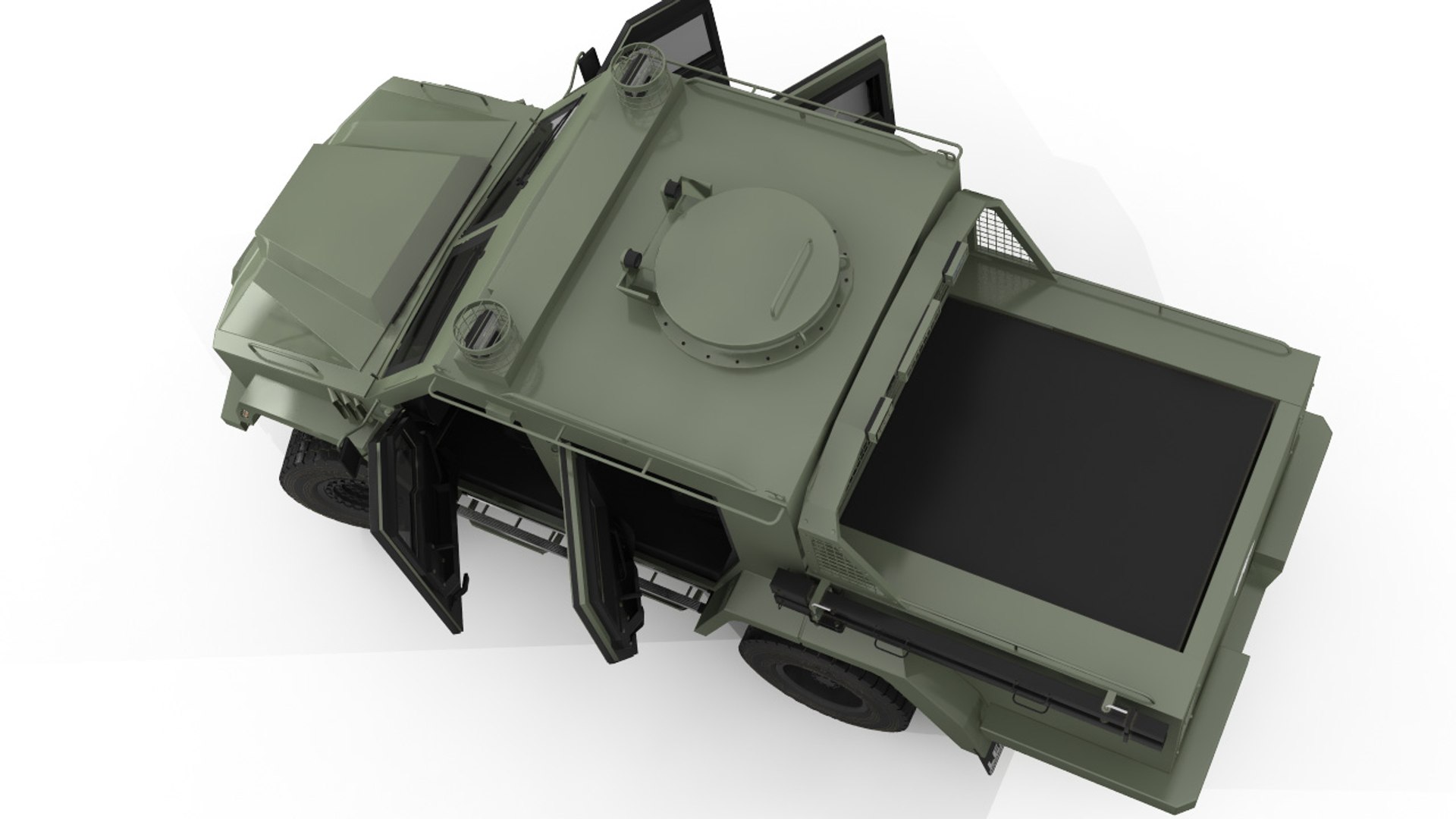 BearCatX3green 3D model - TurboSquid 1982346