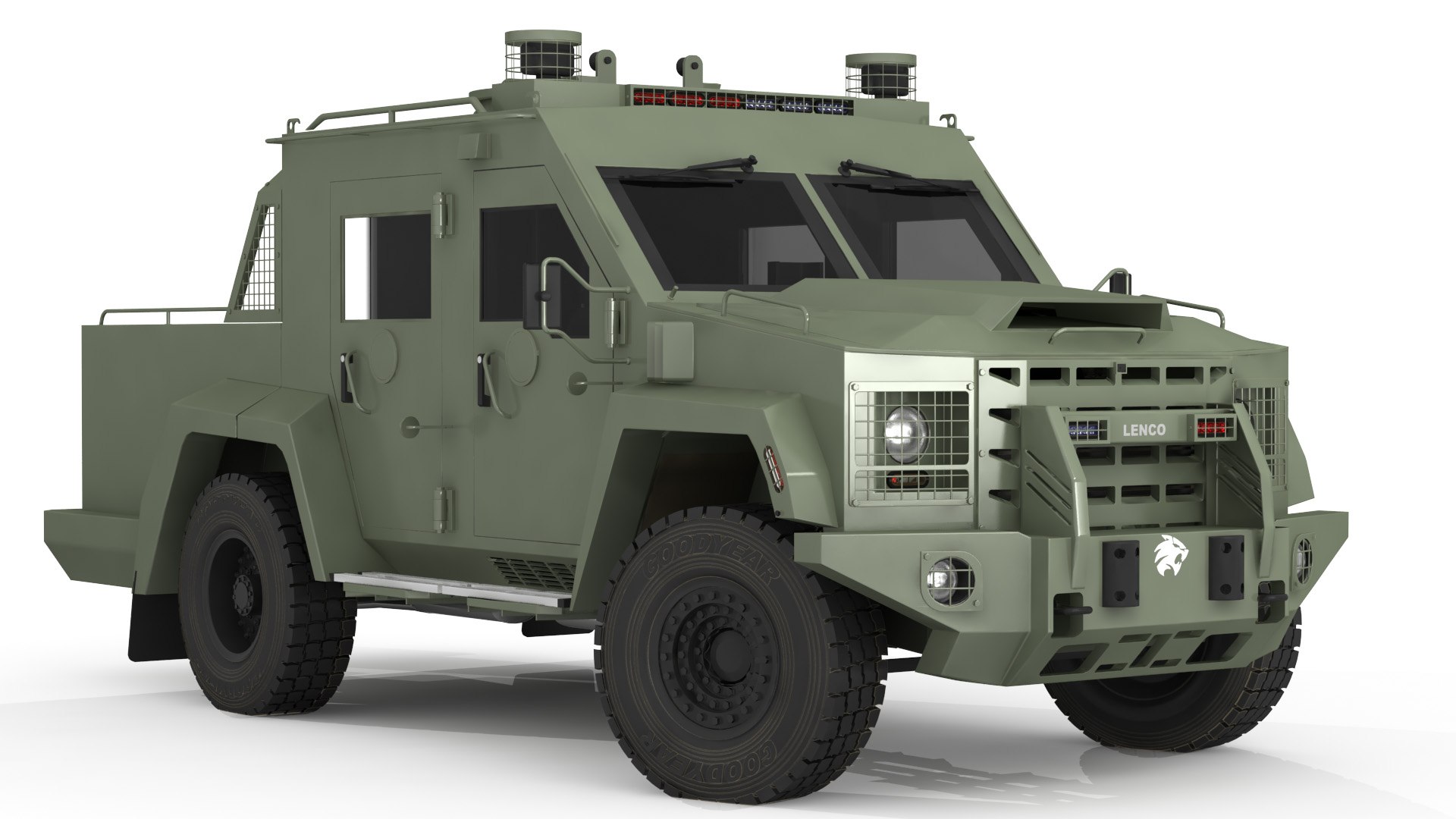 BearCatX3green 3D model - TurboSquid 1982346