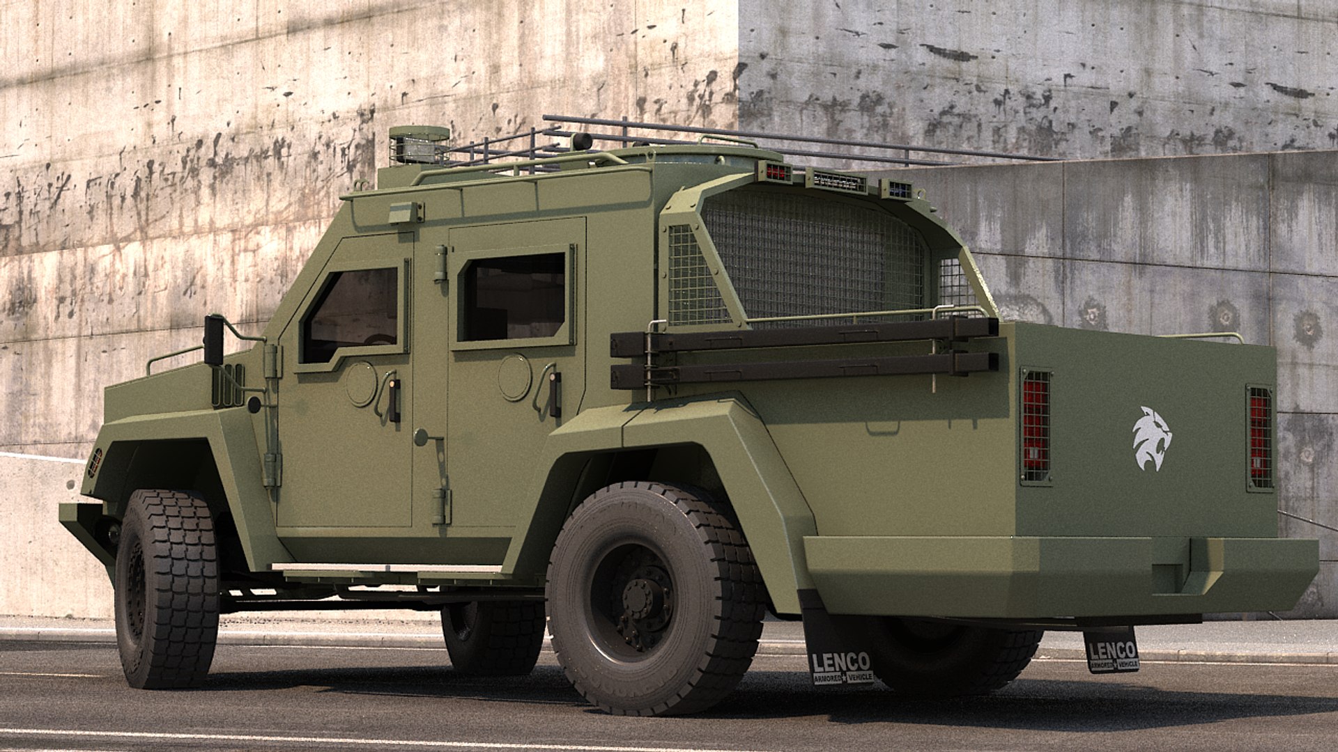 BearCatX3green 3D model - TurboSquid 1982346