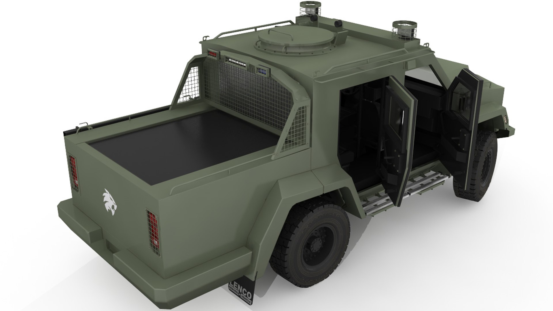 BearCatX3green 3D model - TurboSquid 1982346