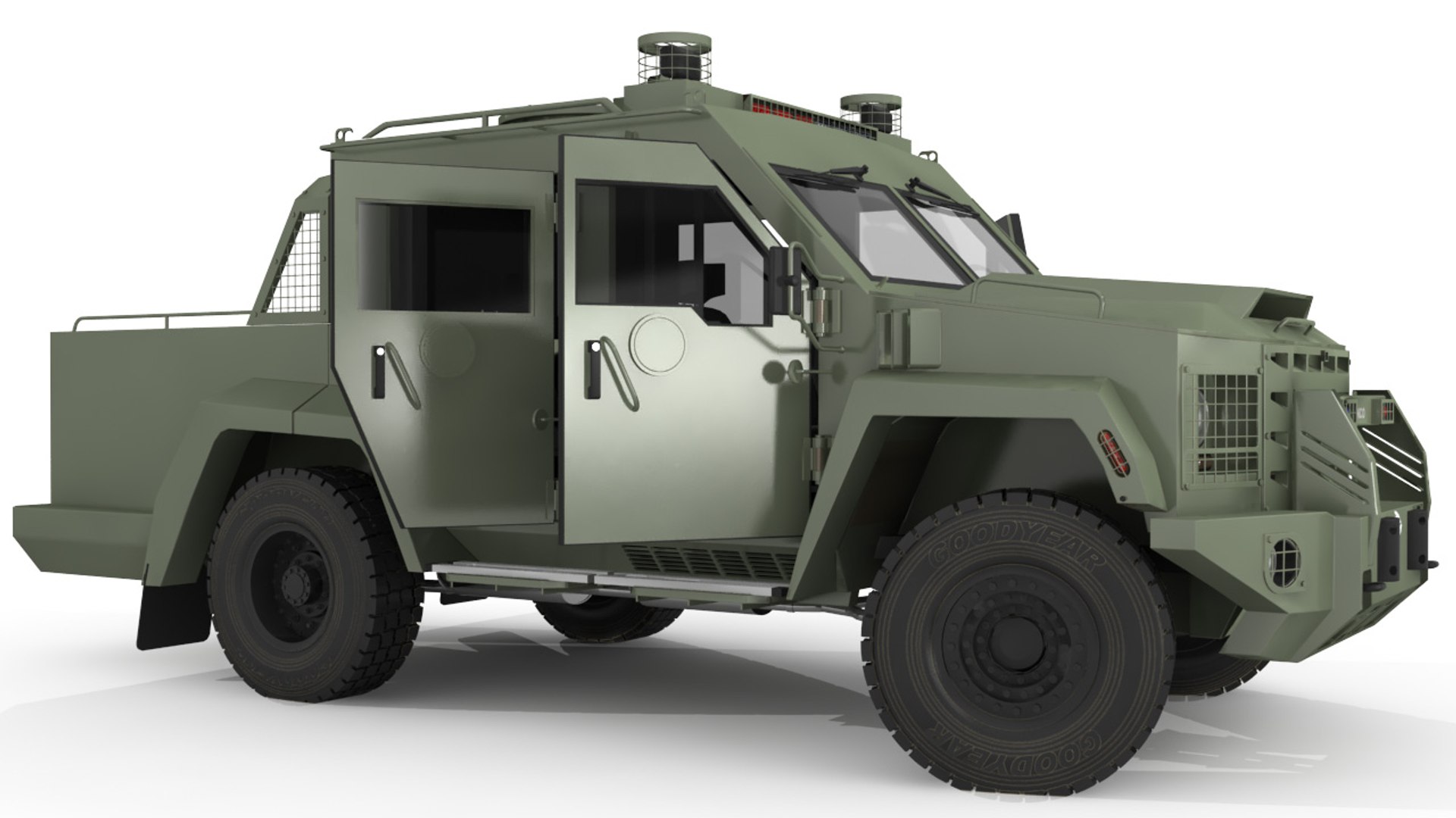 BearCatX3green 3D model - TurboSquid 1982346