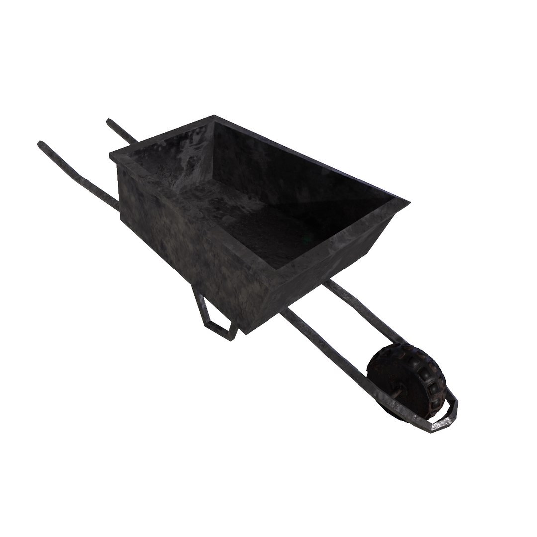 Old Wheelbarrow Game Ready Low Poly PBR 3D Model model - TurboSquid 2183917