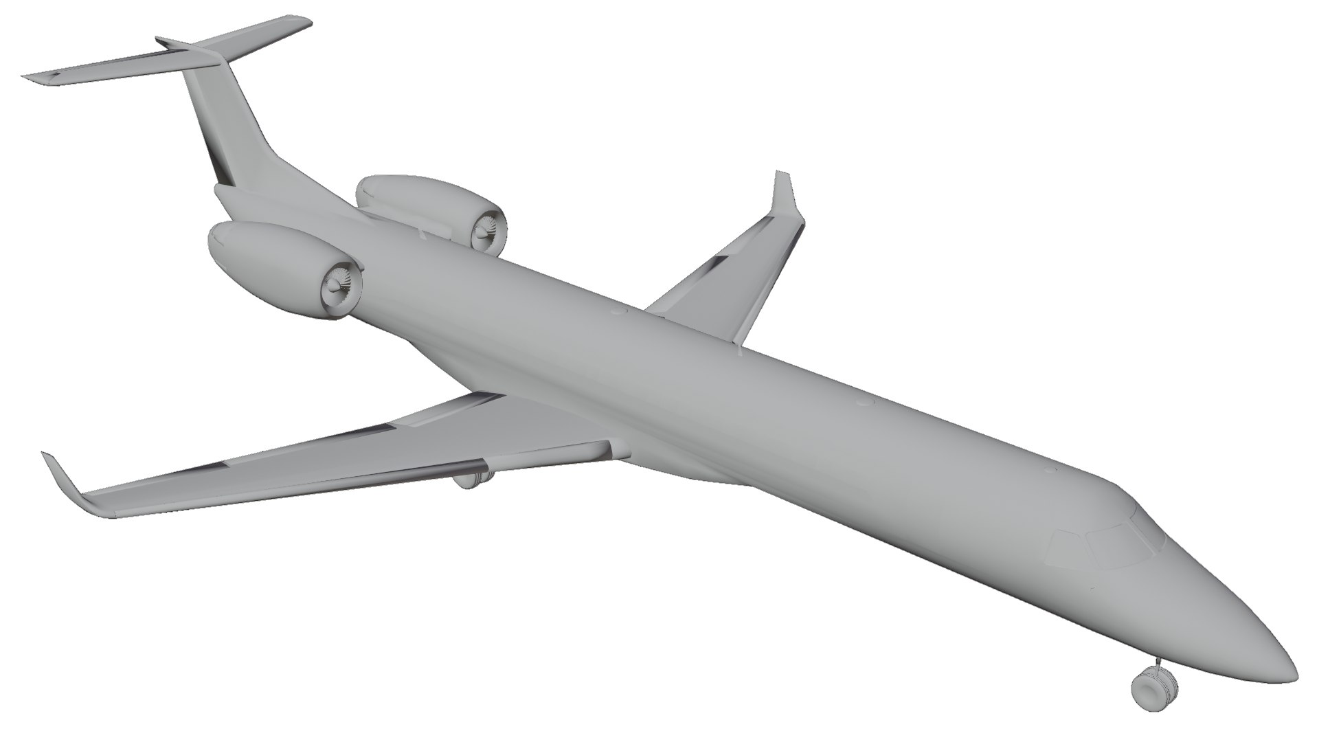 Embraer ERJ 145 3D Model - TurboSquid 2240065