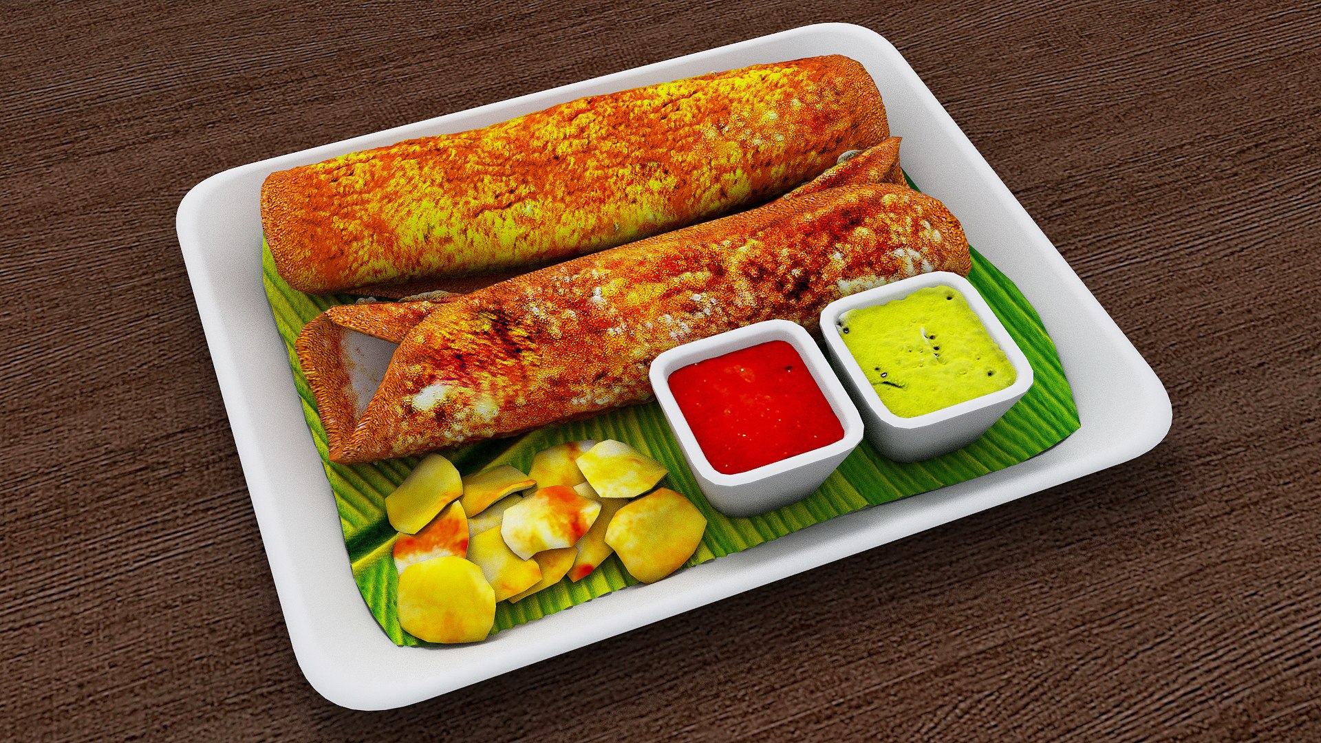 3D Model Dosa - TurboSquid 1924035