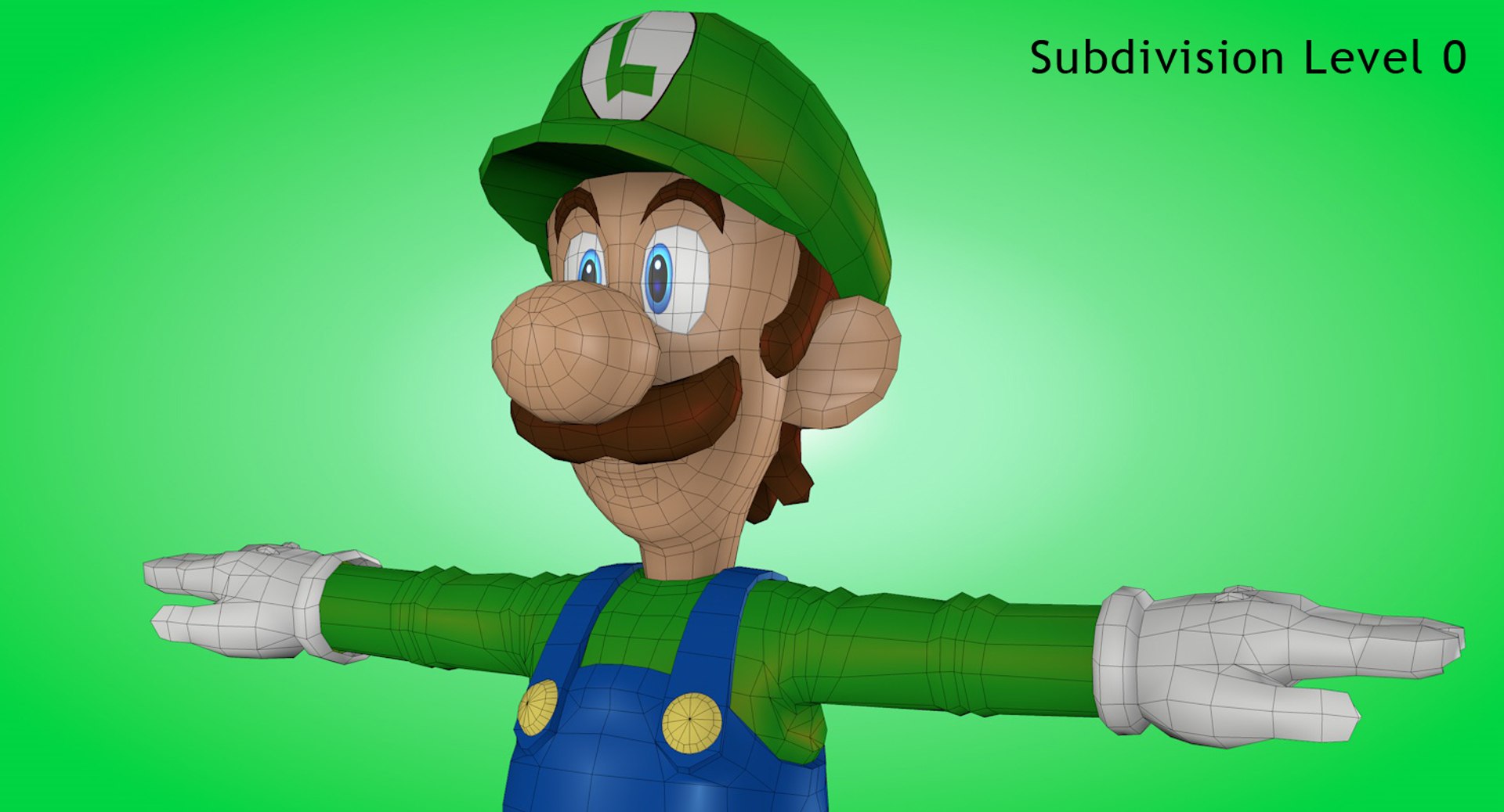 3d characters mario bros model