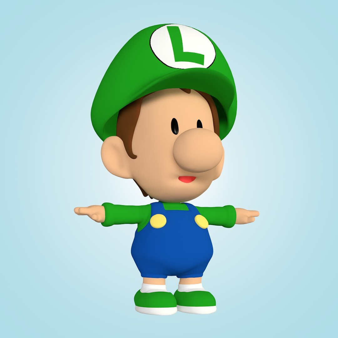3d Characters Mario Bros Model