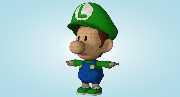 3d characters mario bros model