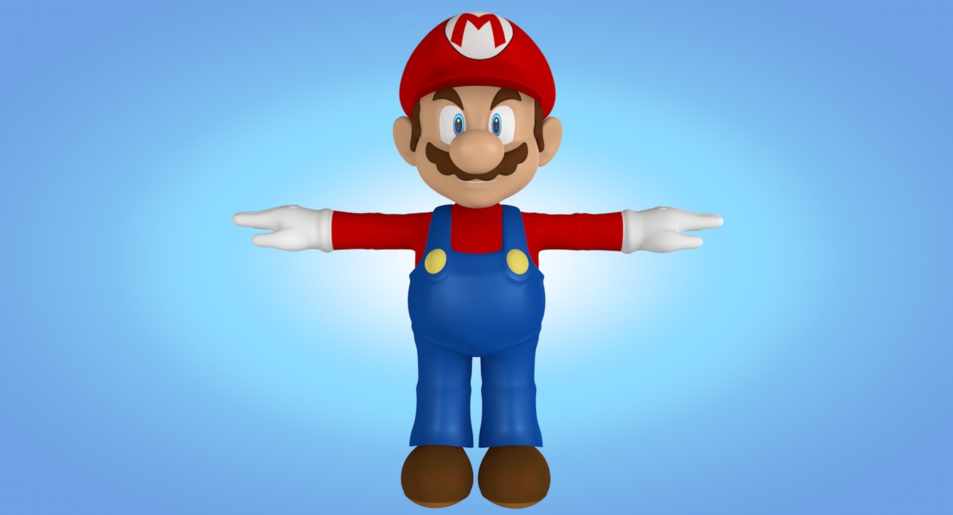 3d Characters Mario Bros Model