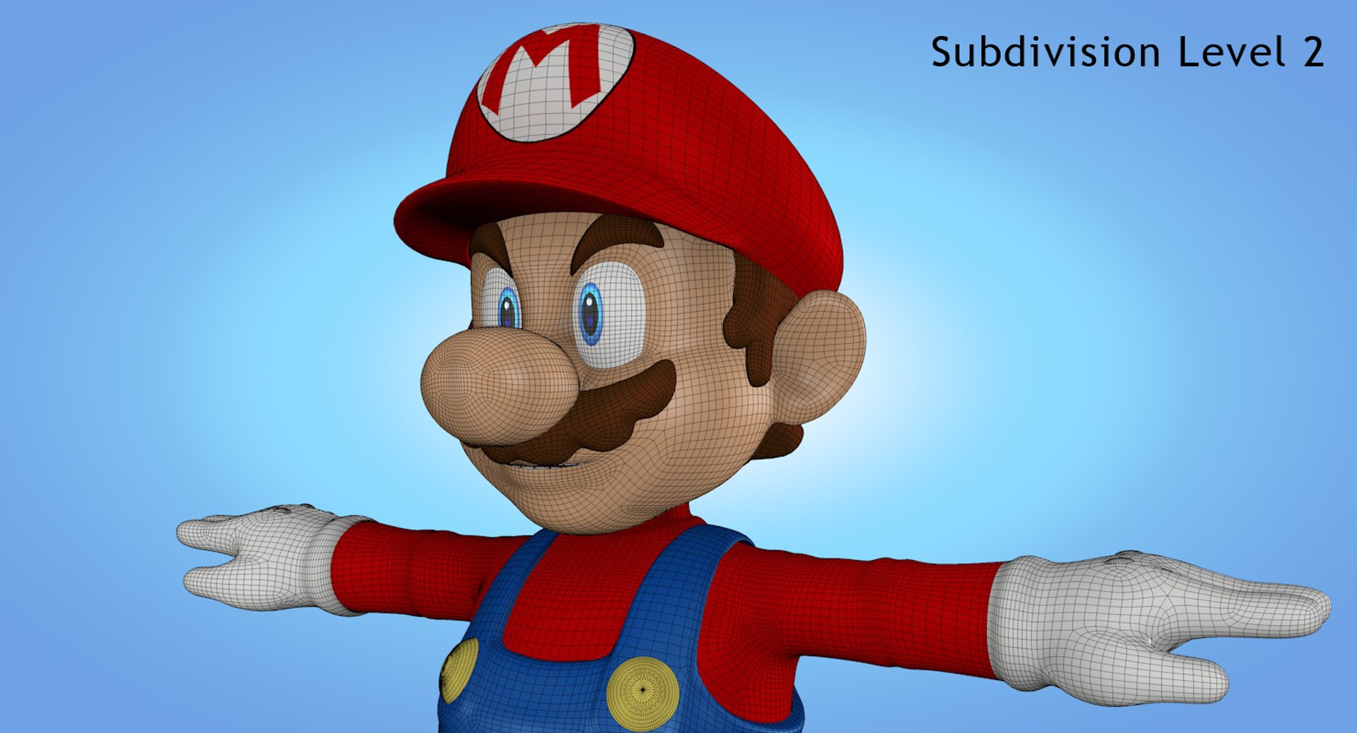 3d characters mario bros model