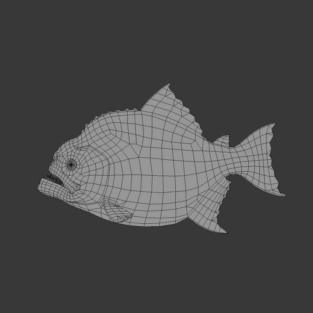 3d Piranha