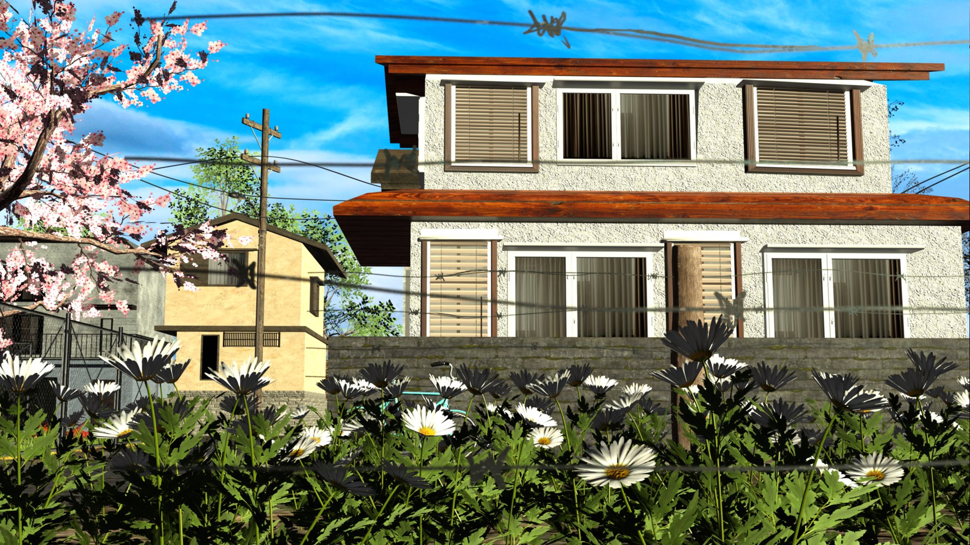 3D Japanese Residential Japanese Neighborhood - TurboSquid 2170828