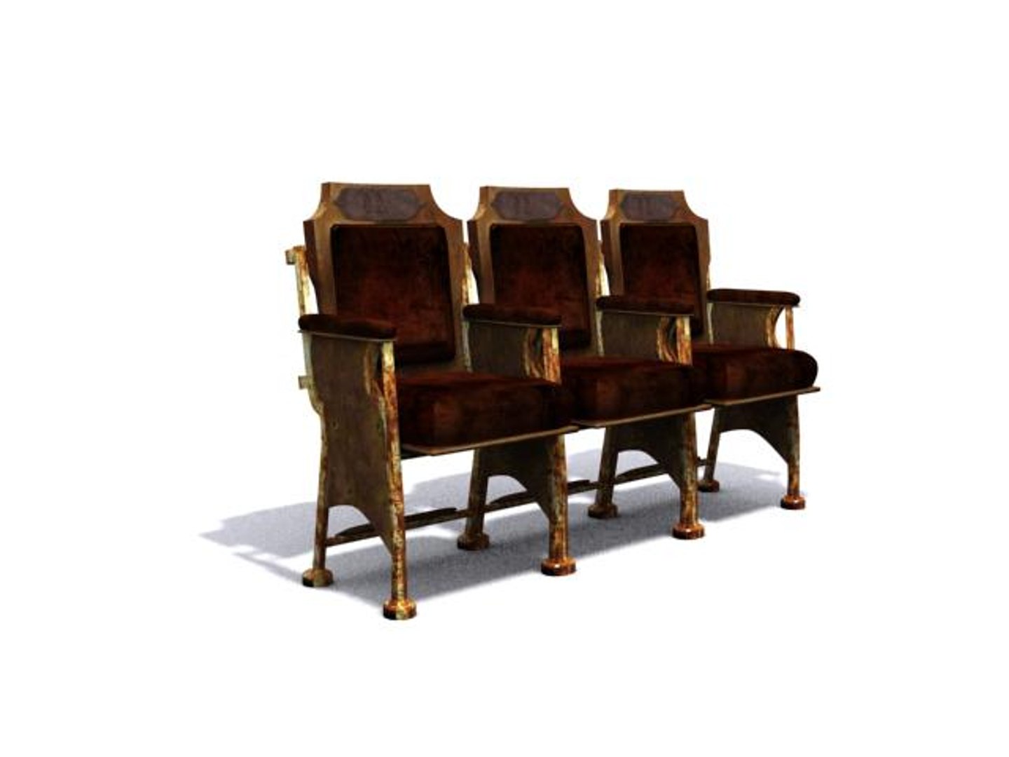 Vintage Chairs Old 3d Model