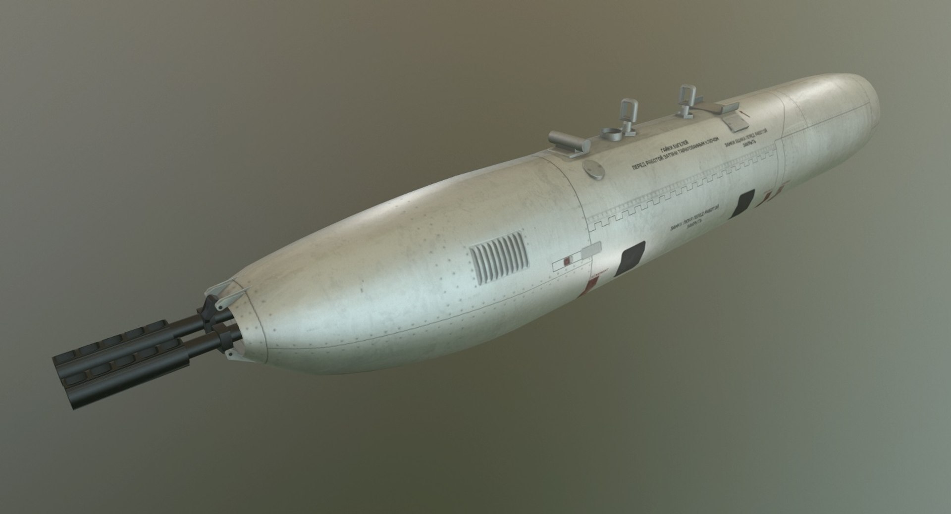 Gun Pod Upk-23-250 3D Model - TurboSquid 1383253