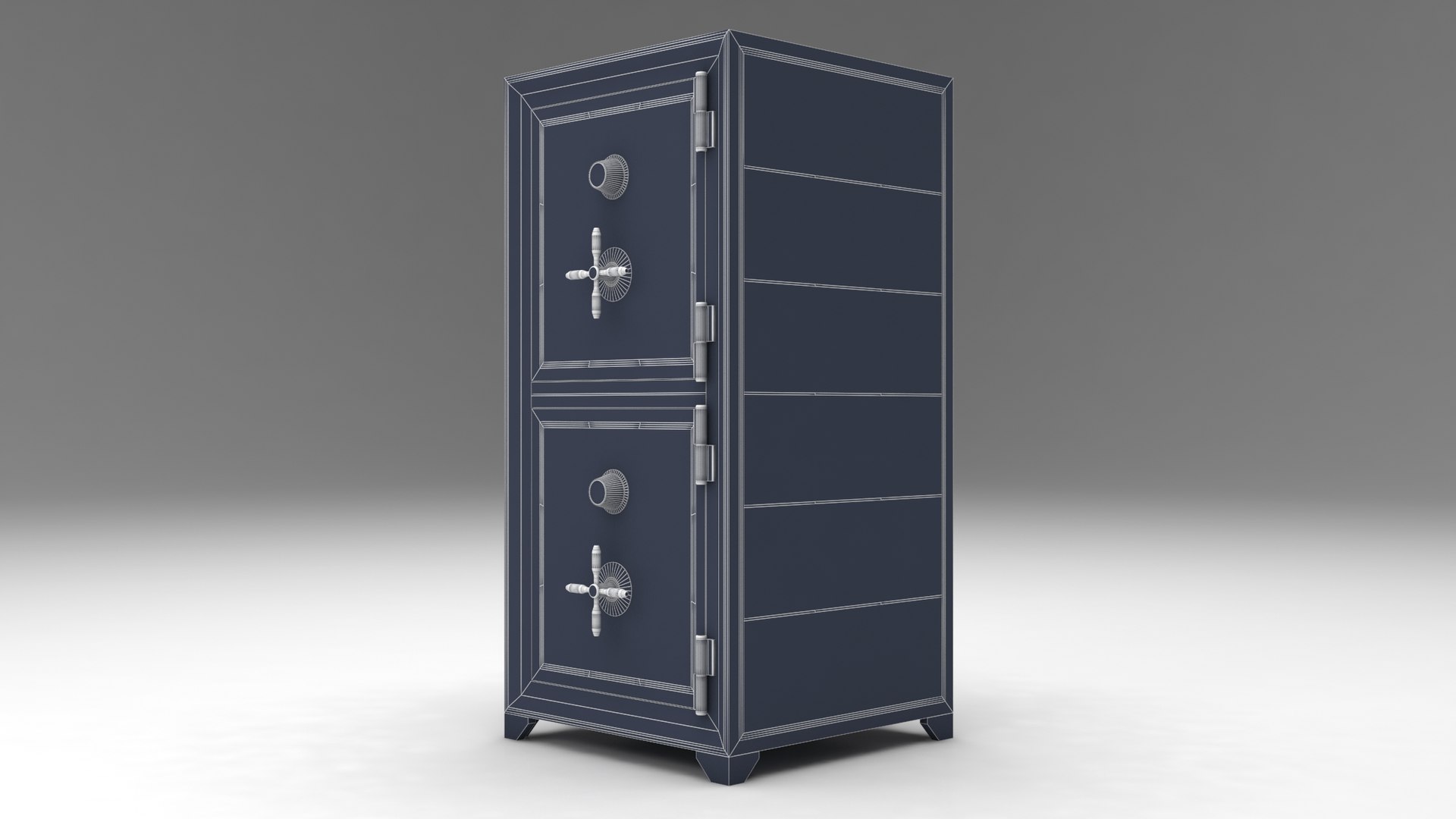 3D steel safe - TurboSquid 1617480
