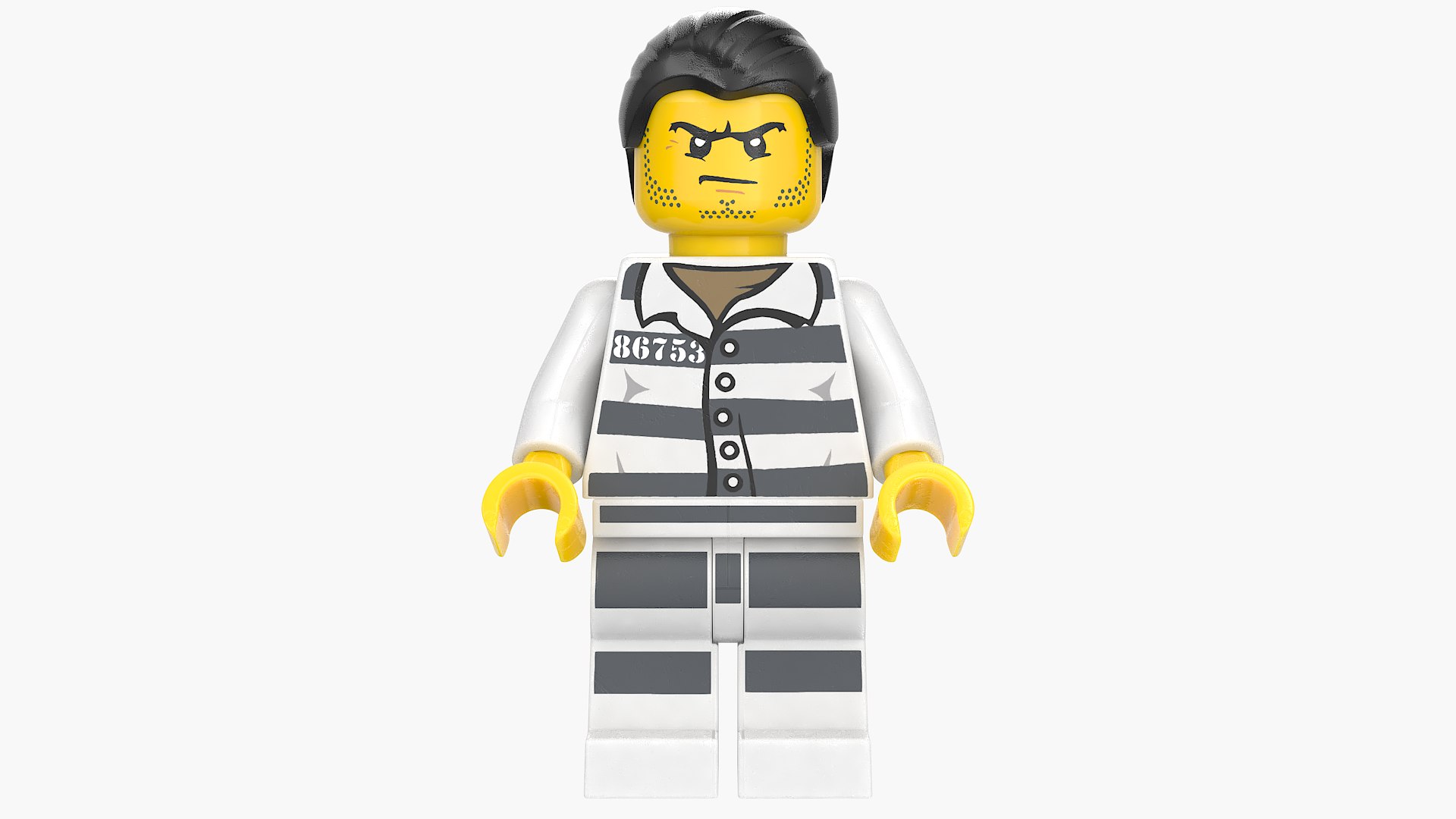 3D Lego Minifig Male And Female Prisoner Collection - TurboSquid 2211646