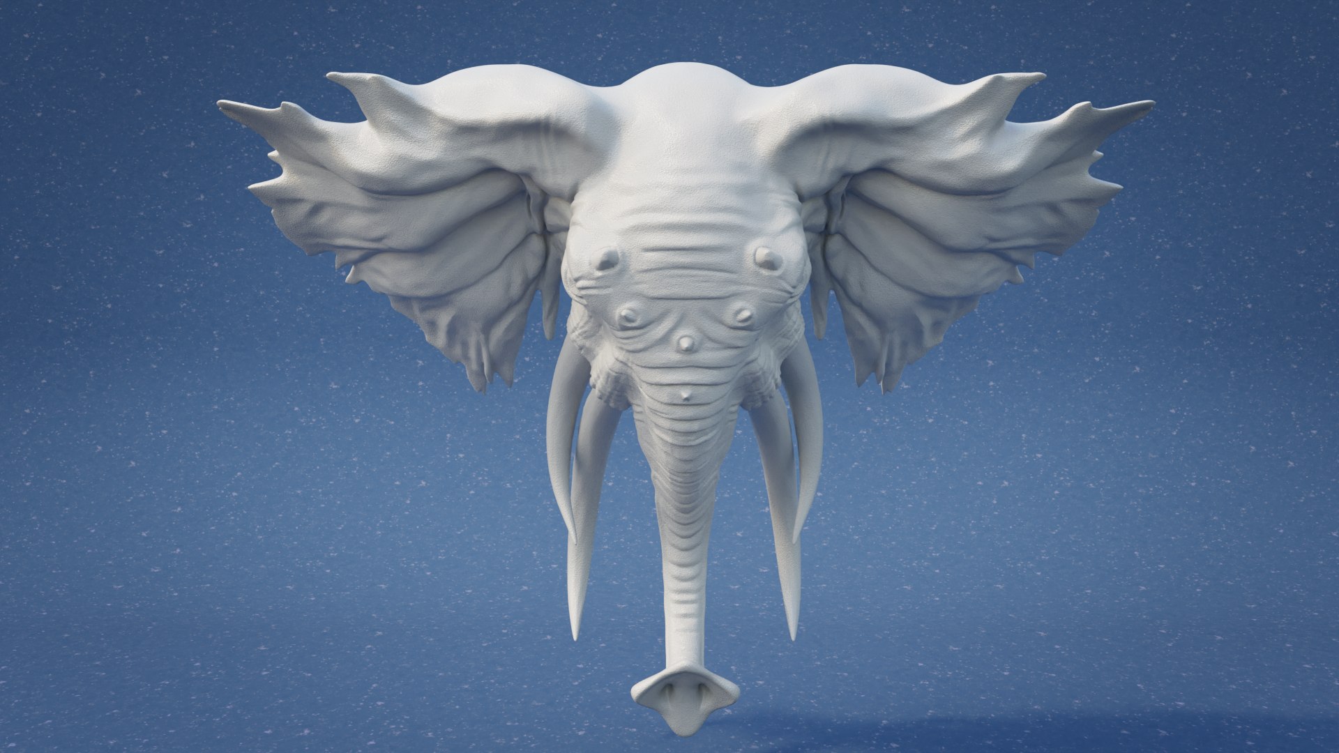 Elephant Head Wall Mount 3D - TurboSquid 2222031