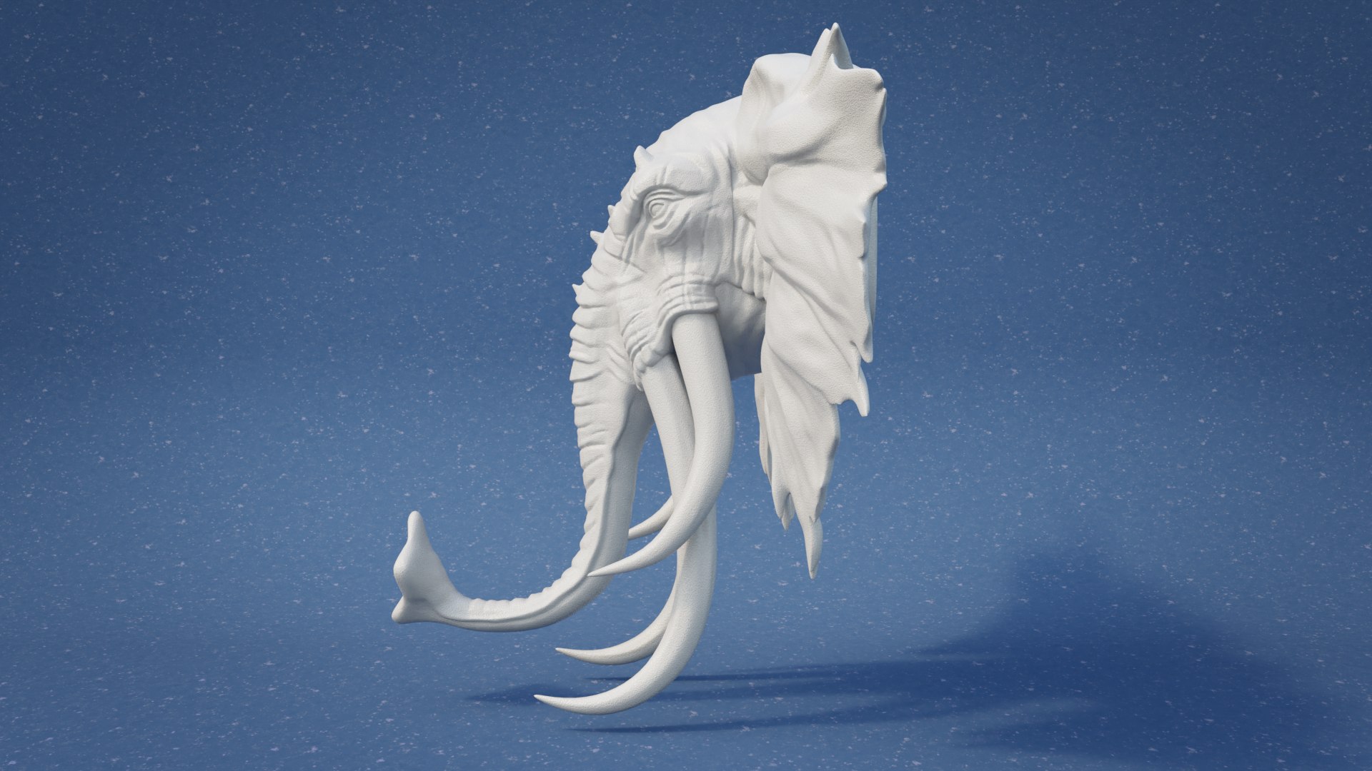 Elephant Head Wall Mount 3D - TurboSquid 2222031