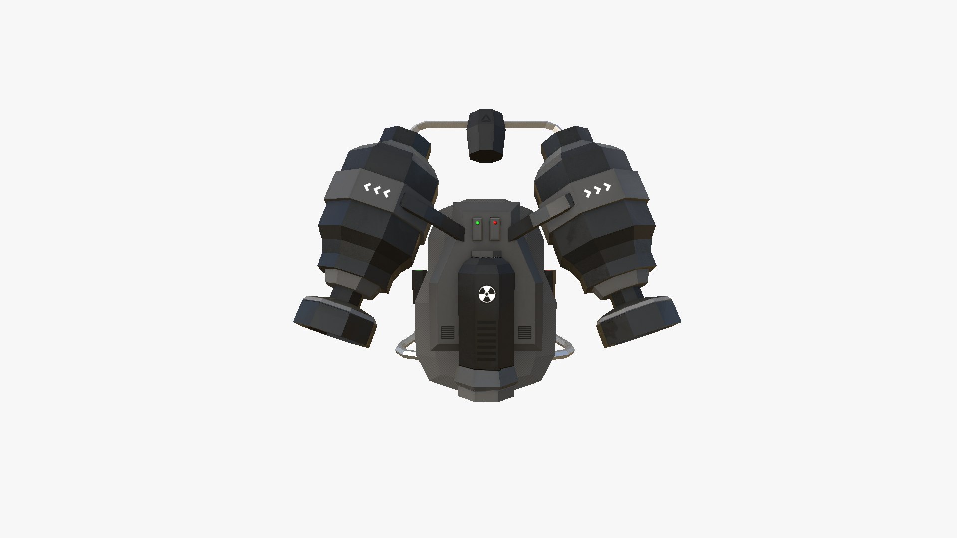 3D Model Jetpack Low Poly F04 - SciFi Character Design - TurboSquid 2255469