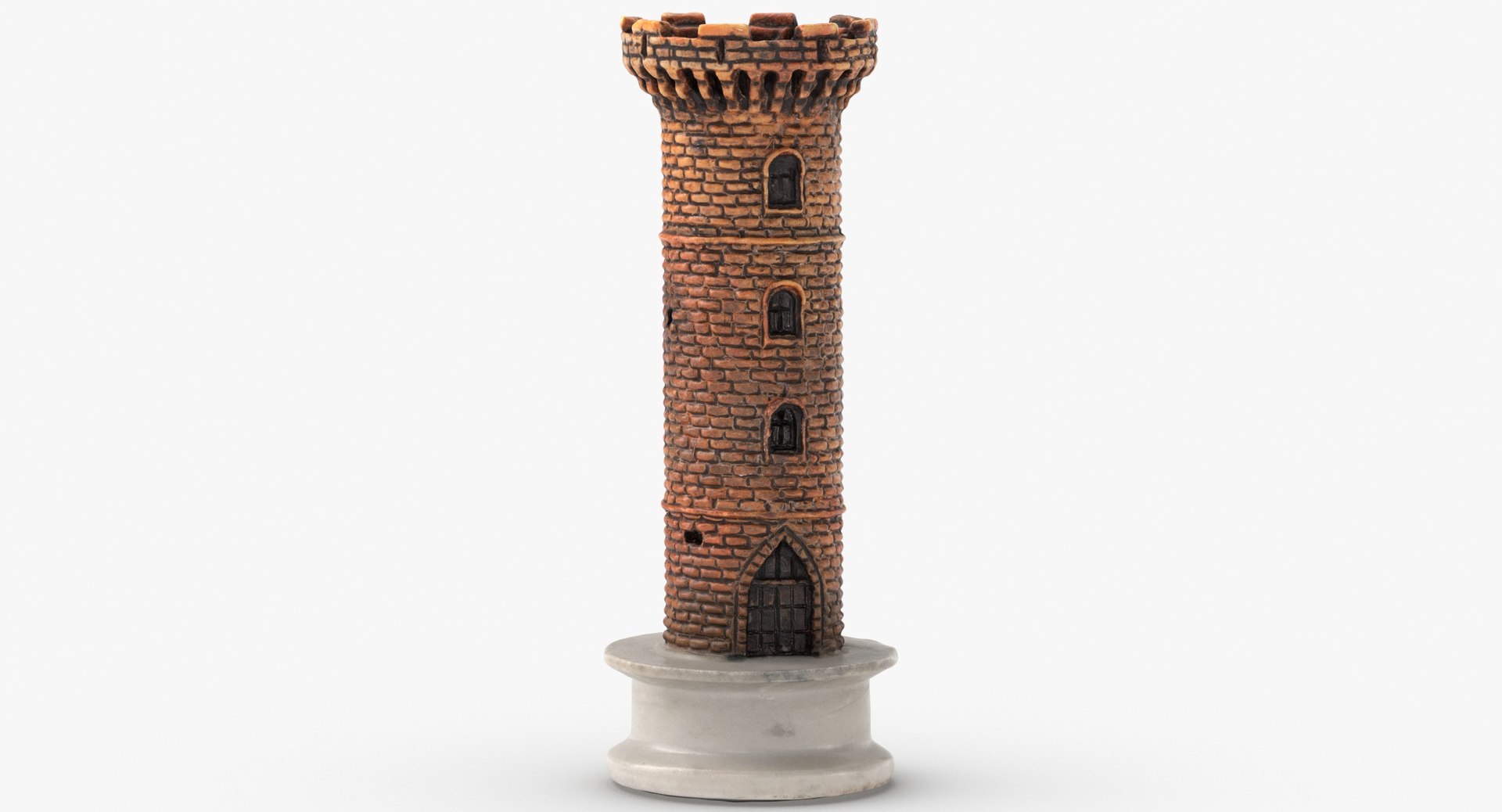 3D Chess Piece Rook Black Model - TurboSquid 1445996