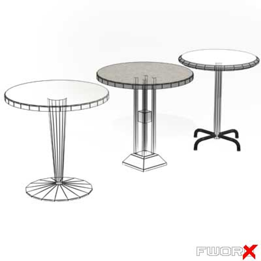 3d Tables Set