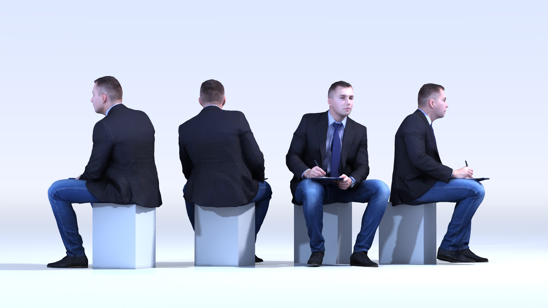 People - Business 3D Model - TurboSquid 1156227