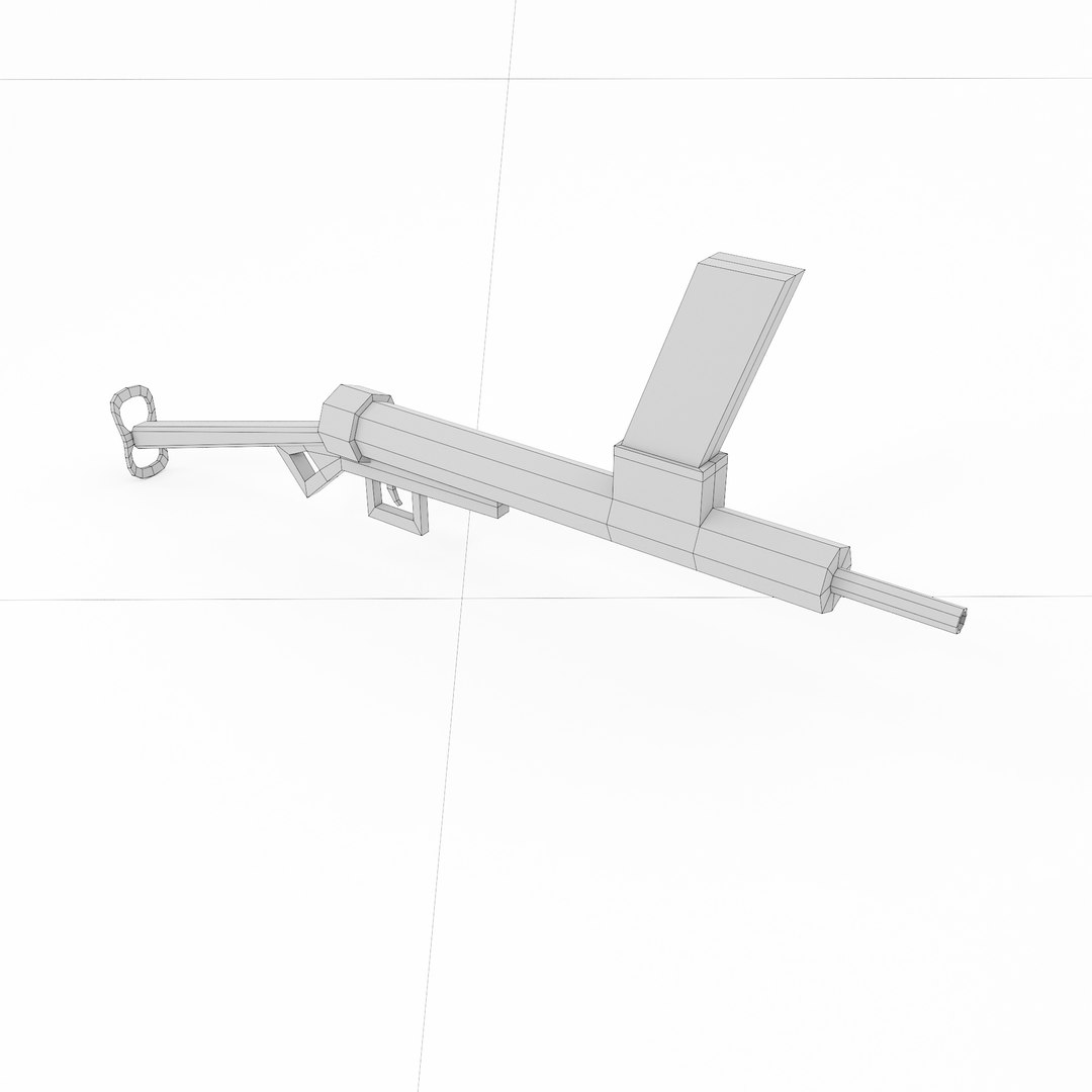 Sten Gun Carbine Submachine Gun Model - TurboSquid 1991930