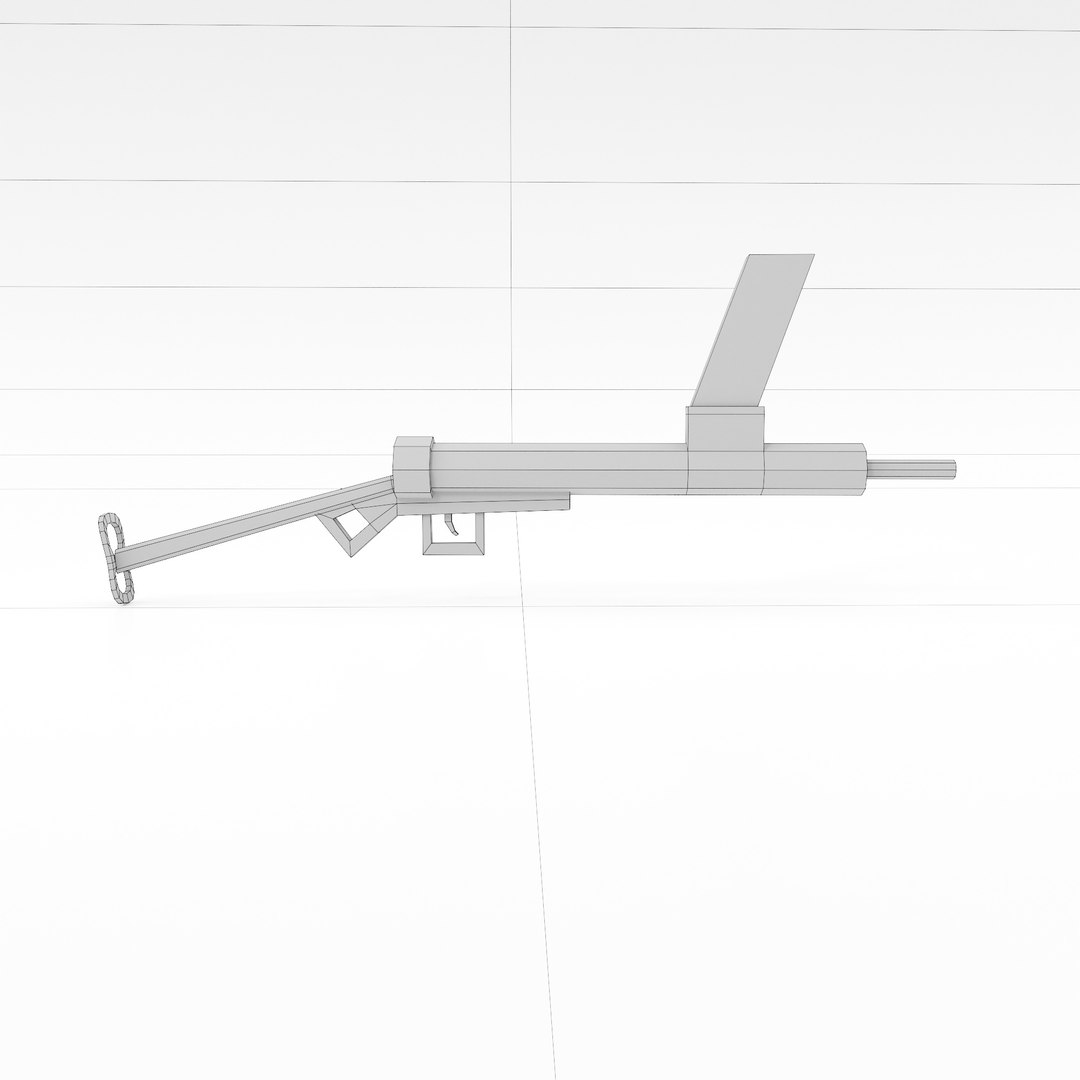 Sten Gun Carbine Submachine Gun Model - TurboSquid 1991930