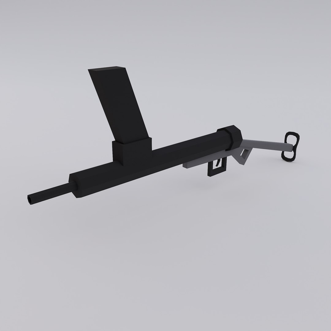 Sten Gun Carbine Submachine Gun Model - TurboSquid 1991930