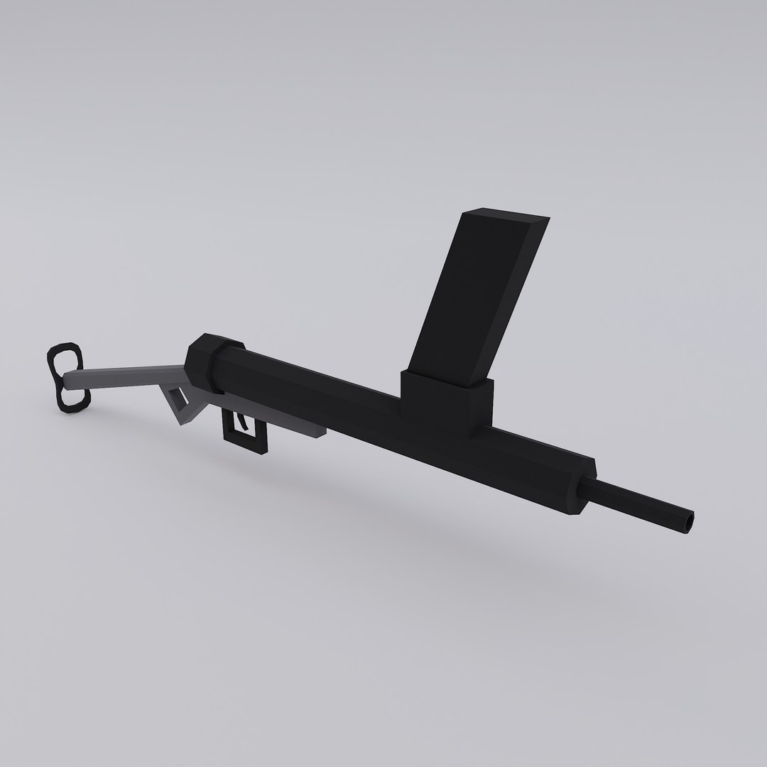 Sten Gun Carbine Submachine Gun Model - TurboSquid 1991930