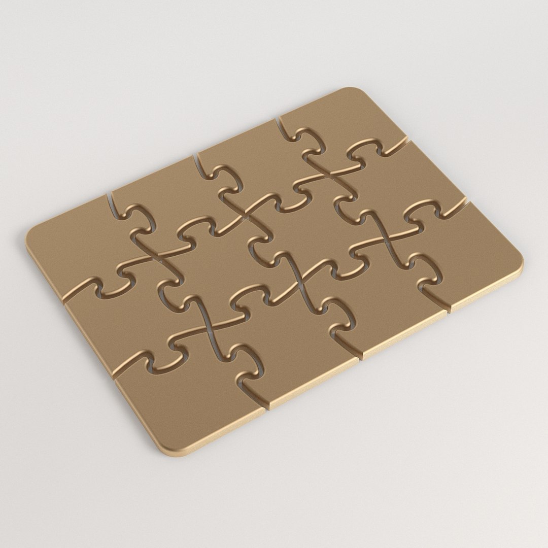 3d Obj Puzzle Cnc Iges