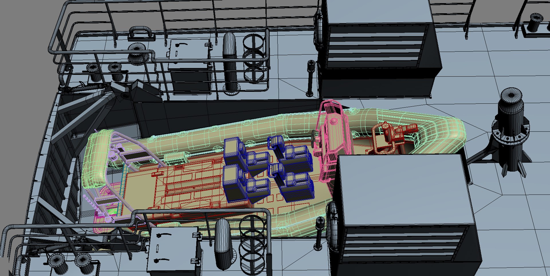 DAMEN Stan Patrol Vessel 4207 Coast Guard 3D Model - TurboSquid 2317965