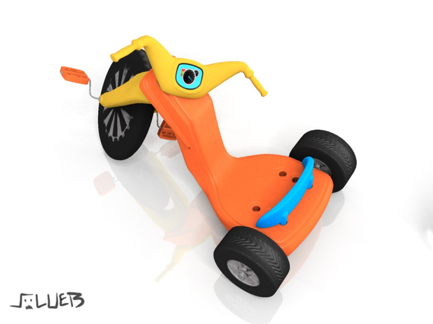 3d Model Of Maps Wheel