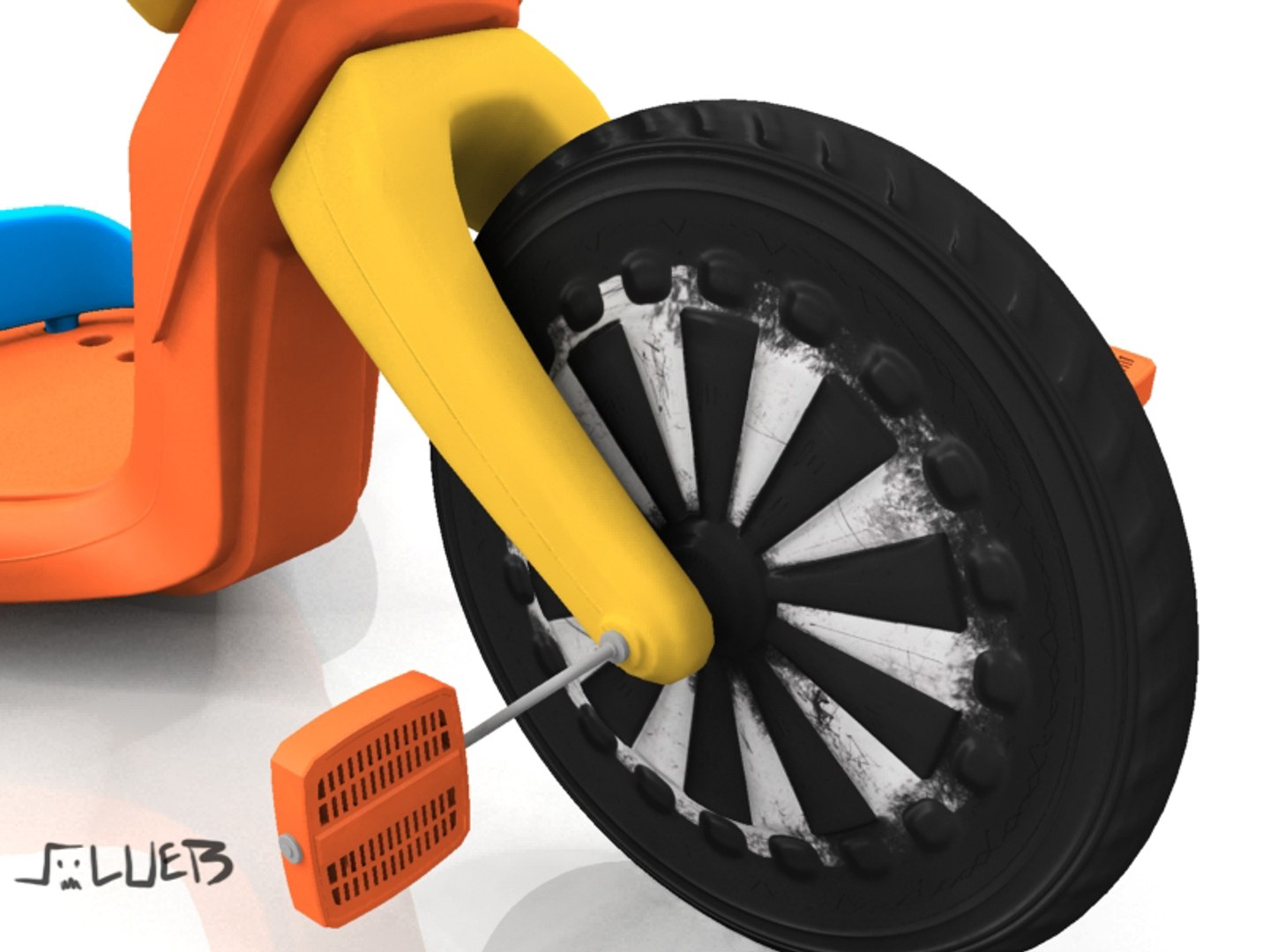 3d Model Of Maps Wheel