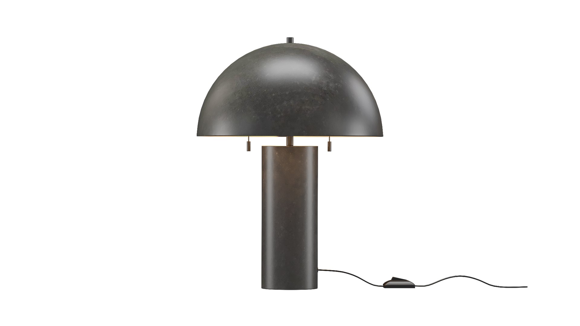 3D Harley Table Lamp Gunmetal Model - TurboSquid 2382210