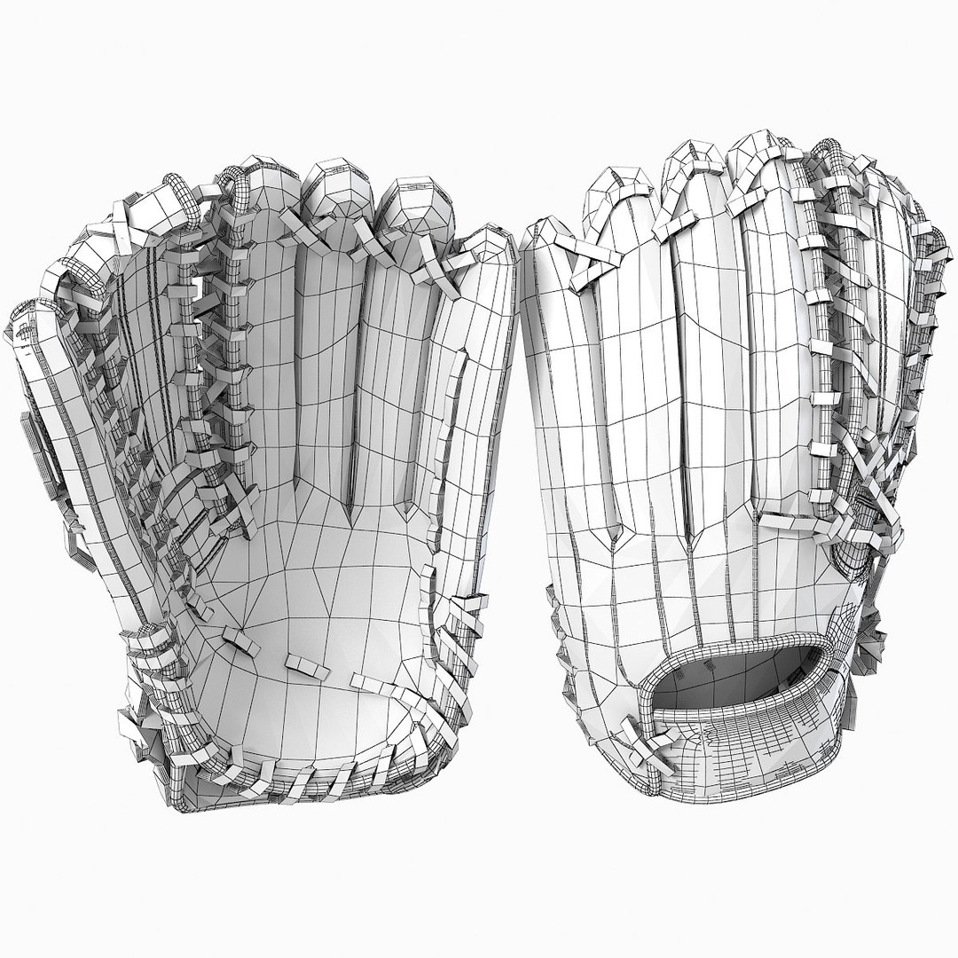 3d baseball glove